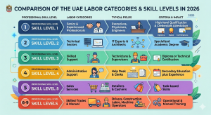 UAE Labour Category List 2026: Skill Levels, Salary & MOHRE